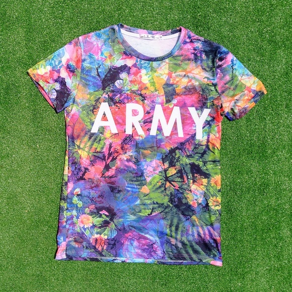 U.S. Army | Shirts | Army Usa Military Logo Script Floralpeace ...